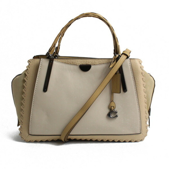 Coach | Bags | Coach Dreamer 36 Color Block With Whipstitch Tote Bag ...